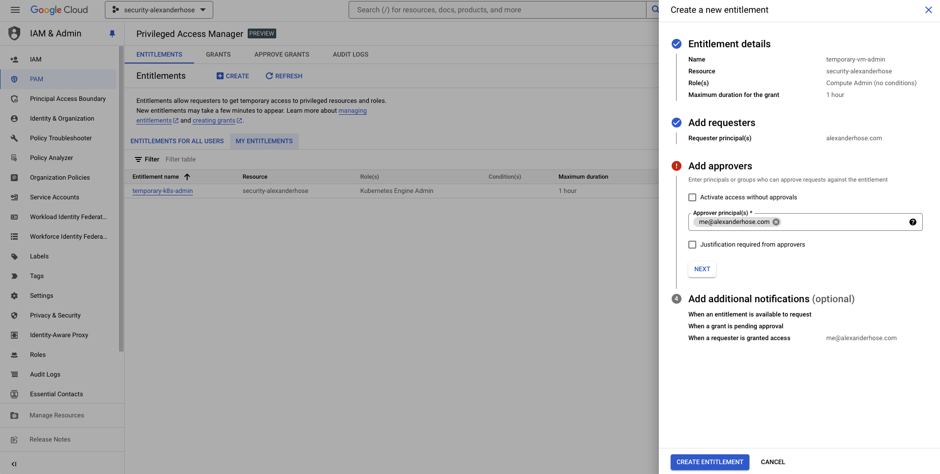 How to Manage Temporary Access with GCP's Privileged Access Manager