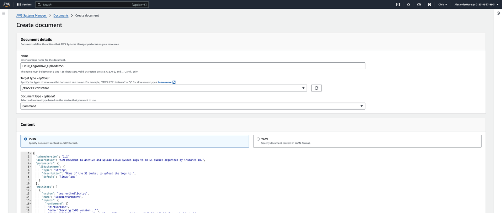 How to Automate EC2 Instance Management with AWS SSM Documents