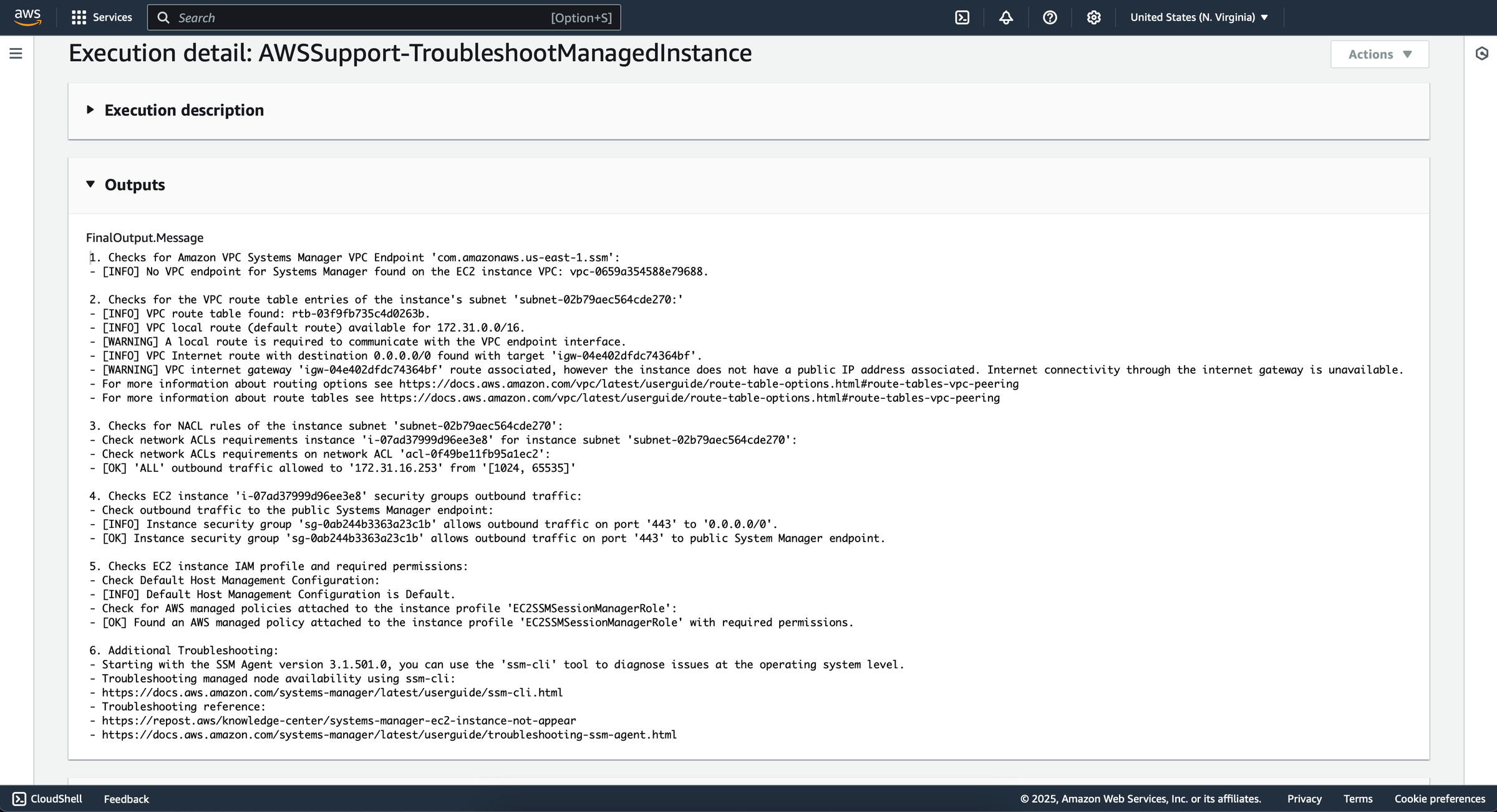 Diagnosing EC2 Managed Instance Issues in AWS SSM